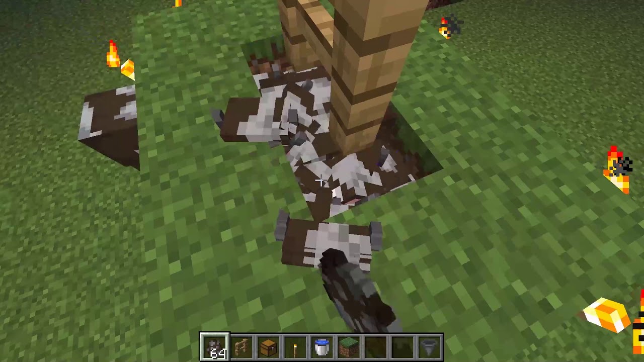 Minecraft Automatic Beef and Leather Farm | Cow Farm | First Episode ...