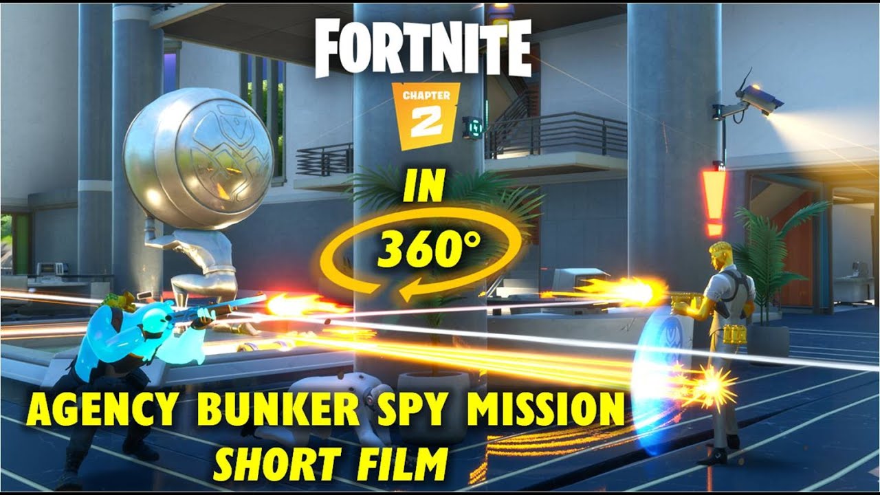 Fortnite in 360° - Agency Bunker Spy Mission Short Film in VR 360 ...