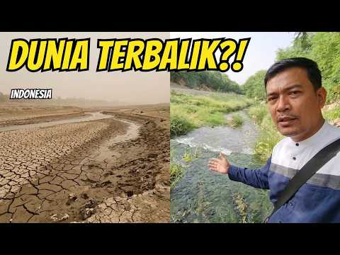 THE WORLD IS TURNING UPSIDE DOWN!! INDONESIA IS EXPERIENCING DROUGHT WHILE MECCA IN ARABIA IS LUS...