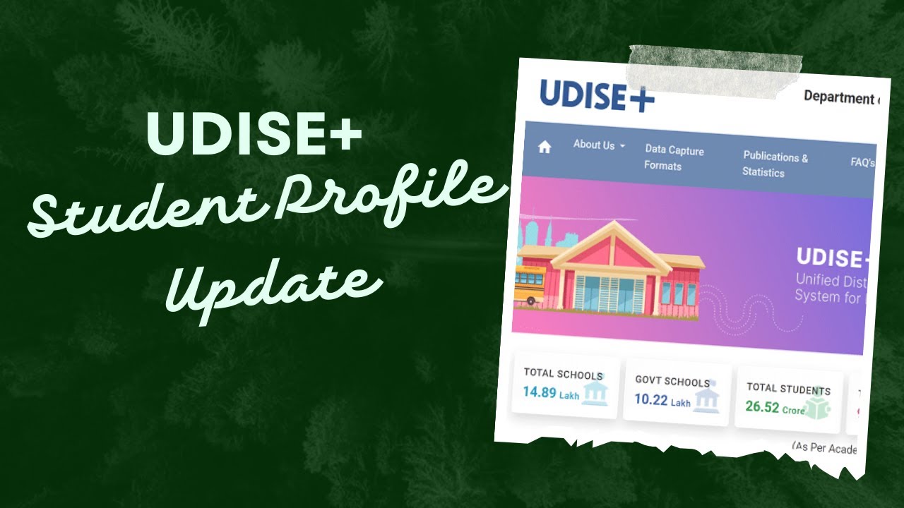 UDISE PLUS - STUDENT PROFILE UPDATION - YouTube