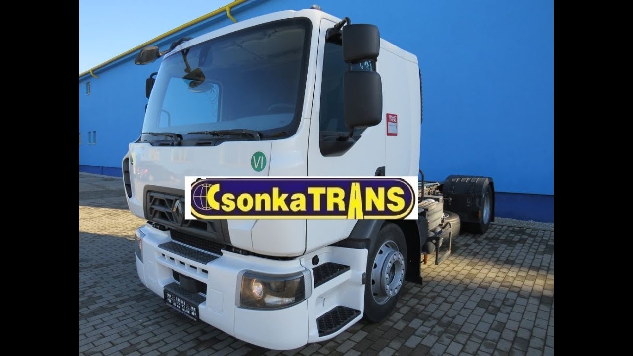 RENAULT D 18 WIDE 440, EURO 6, MEGA, Automat - YouTube