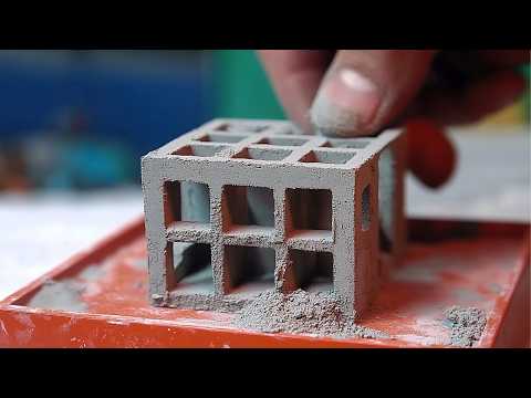 Il Construit Des Petites Maisons Avec Des Mini Briques | Constructions DIY @DIY-Garage