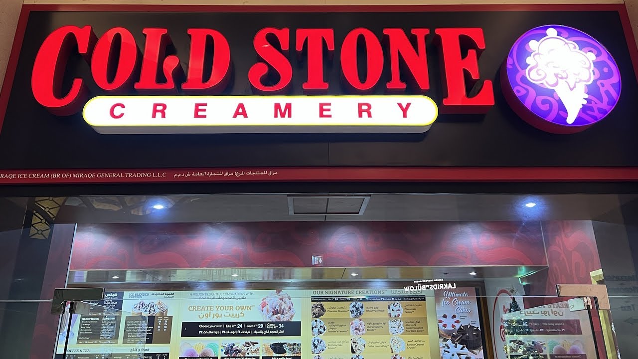 Cold Stone Creamery - Making Ice Cream! - YouTube