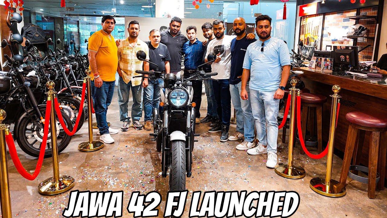 2024 Jawa 42 FJ 350cc with alpha 2 Engine | Launched in Delhi | First ...
