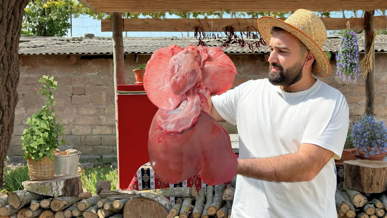 Mouthwatering Lamb Liver Wrapped in Caul Fat: A Must-Try Rustic Village ...