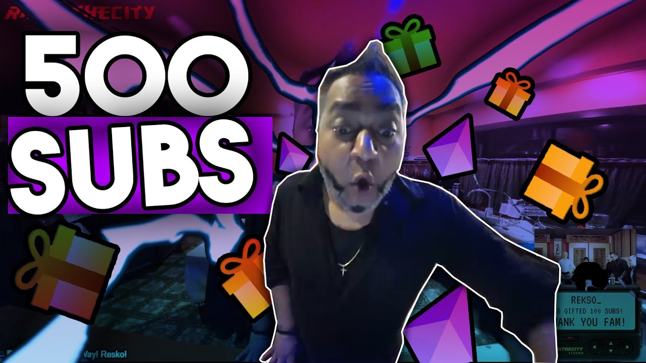I got gifted 500+ subs in one stream #twitch #sub #subtrain - YouTube