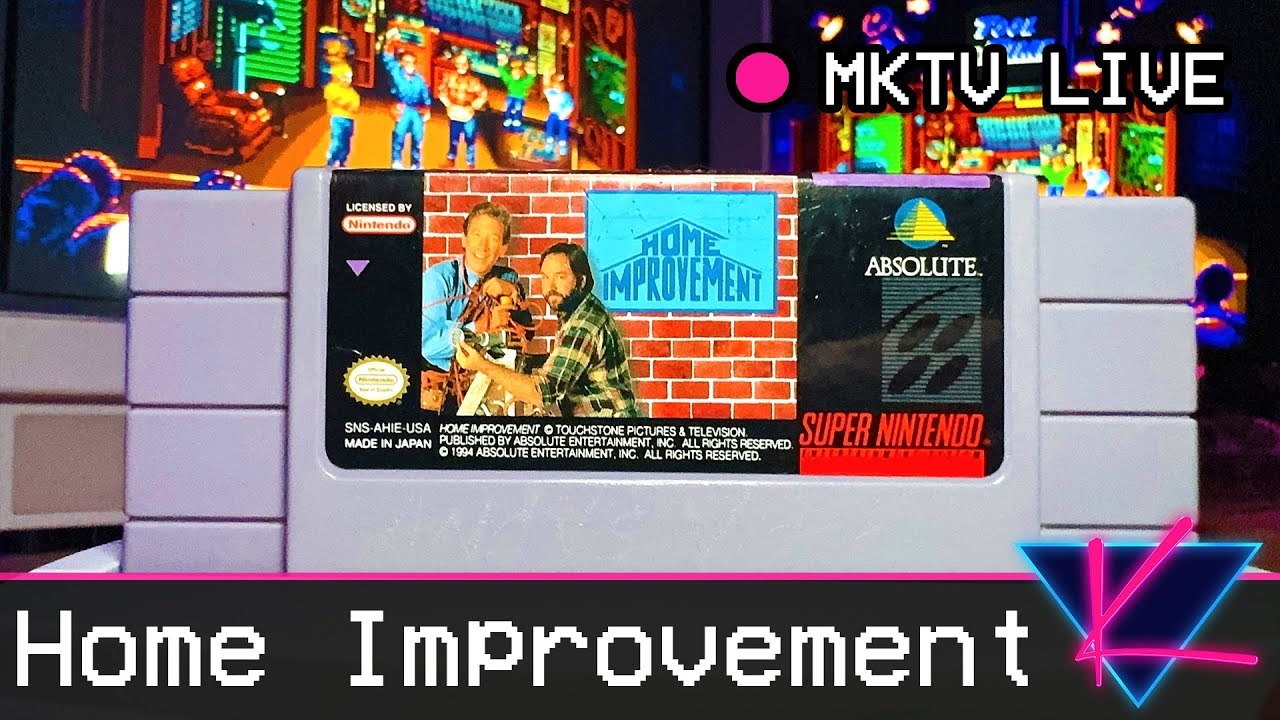 Home Improvement: Power Tool Pursuit on the SNES (MKTV Live) - YouTube