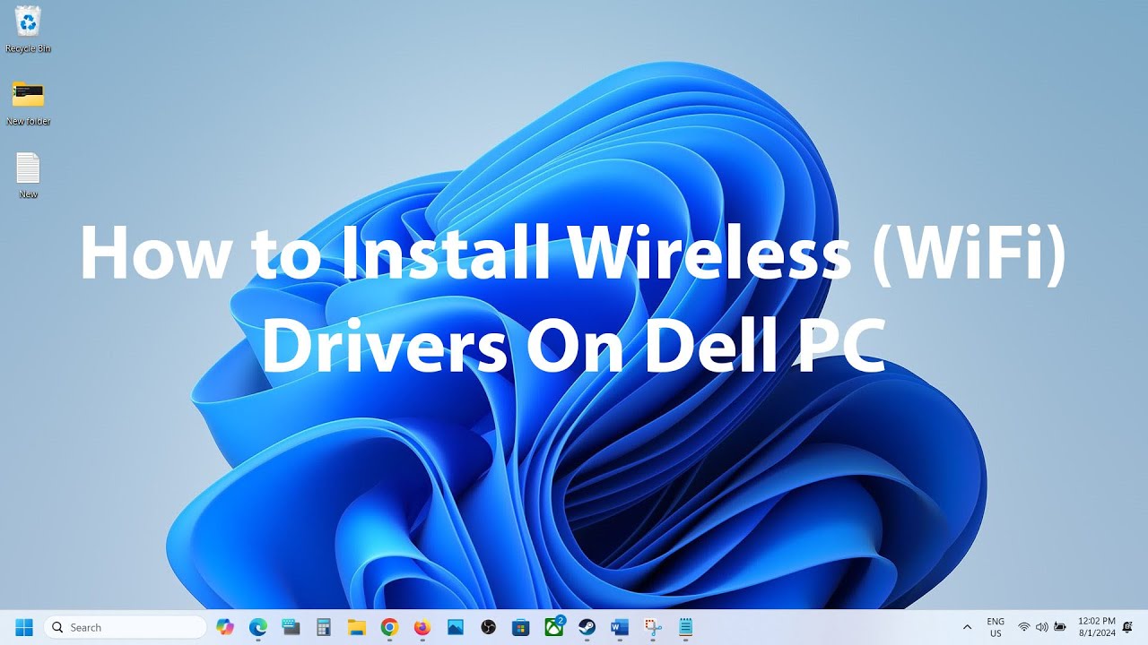 How to Install Wireless (WiFi) Drivers On Dell PC | Windows 11 - YouTube