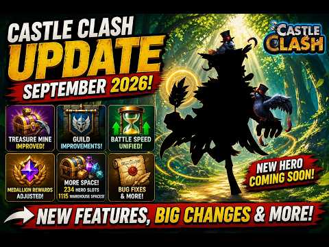 CASTLE CLASH UPDATE SEPTEMBER 2026! 🔥 NEW HERO + HUGE CHANGES ⚠️