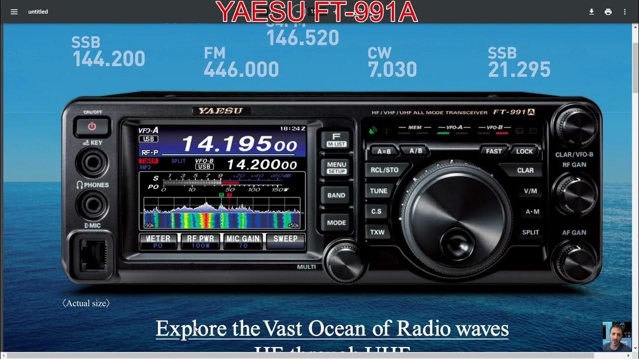 YAESU FT991A -VIDEOS INTRO - YouTube