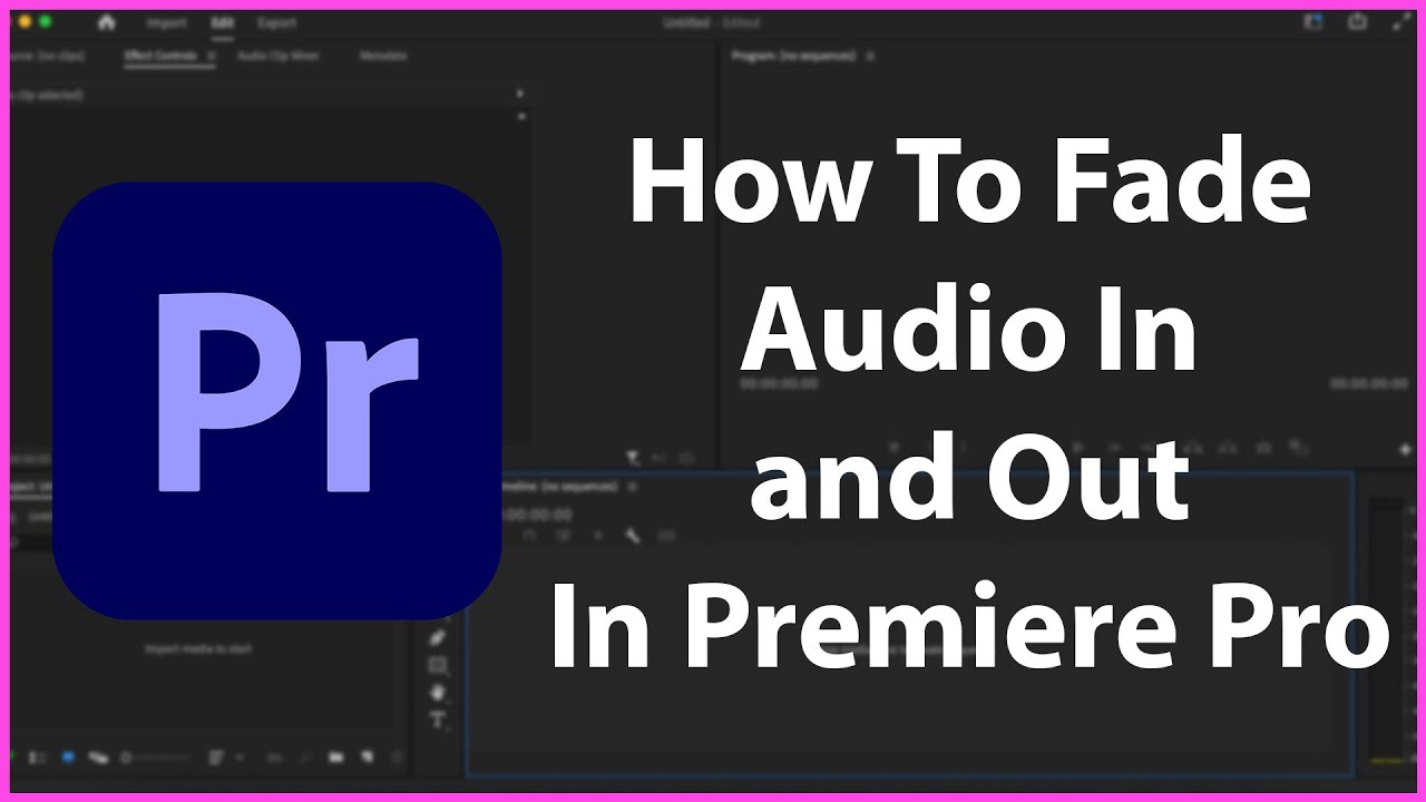 How To Fade Audio In & Out In Premiere Pro - Tutorial - YouTube