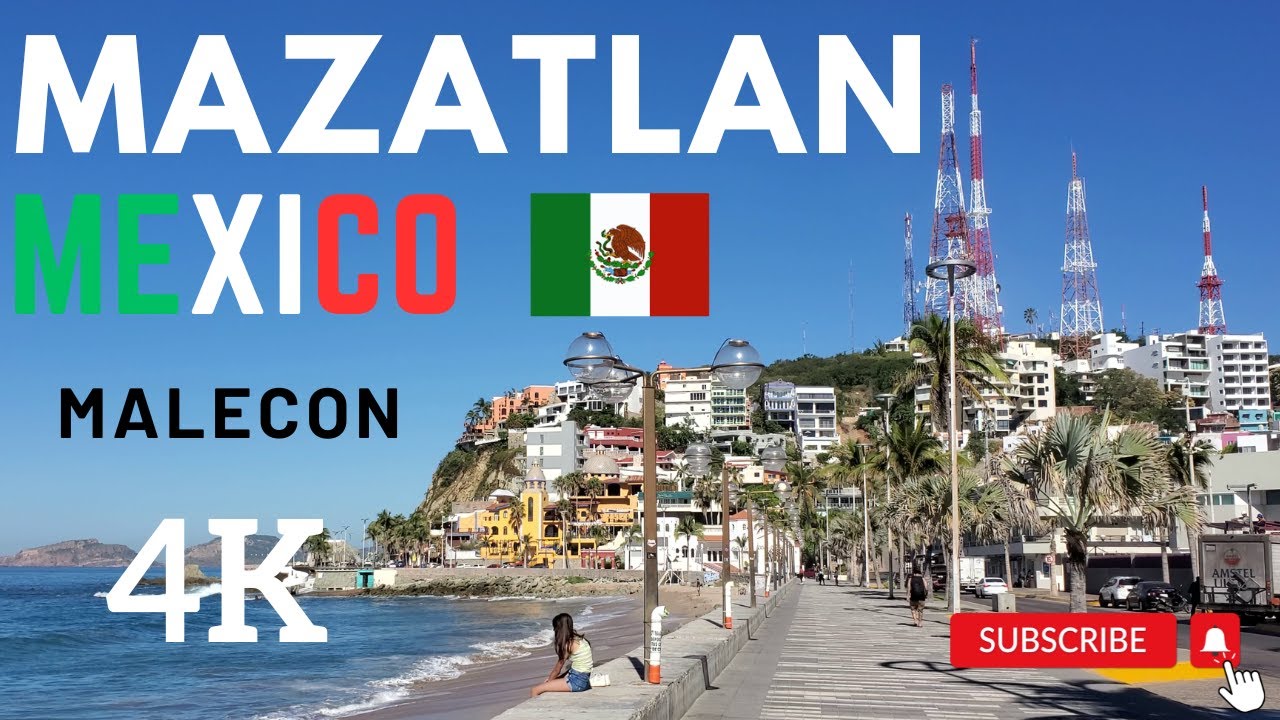 Mazatlan, Mexico Walking Tour of the Malecon - YouTube