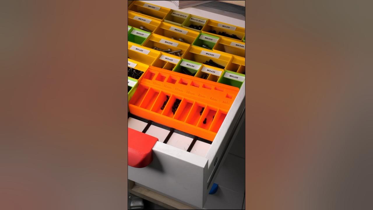 Amazing Gridfinity M3 Bolt Sorter | LayerLux3D | 3D Printing Ideas - YouTube