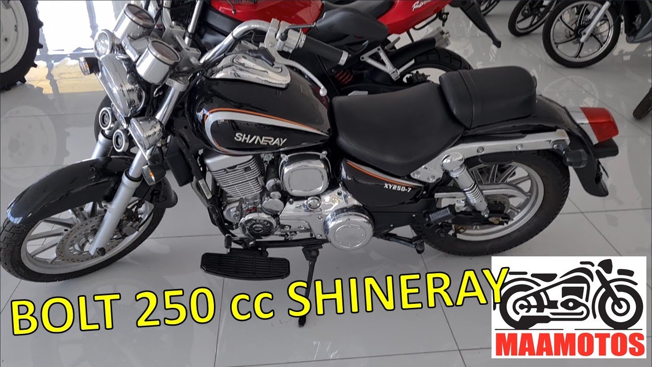 BOLT 250 CC DA SHINERAY CUSTOM - YouTube
