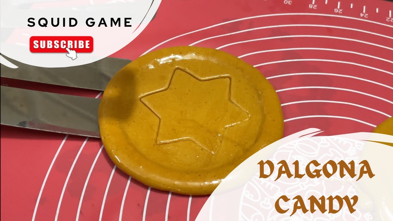 Squid Game Candy || DALGONA || Easiest Method - YouTube