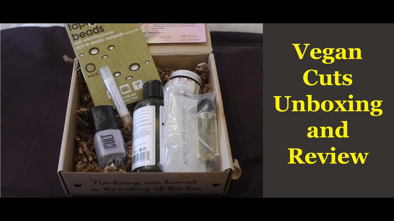 Vegan Cuts Unboxing and Review - YouTube
