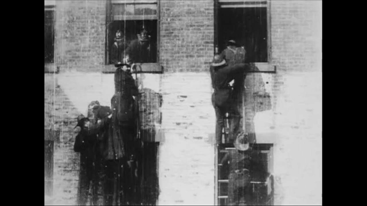 Firemen Rescuing Men and Women (1899) - YouTube