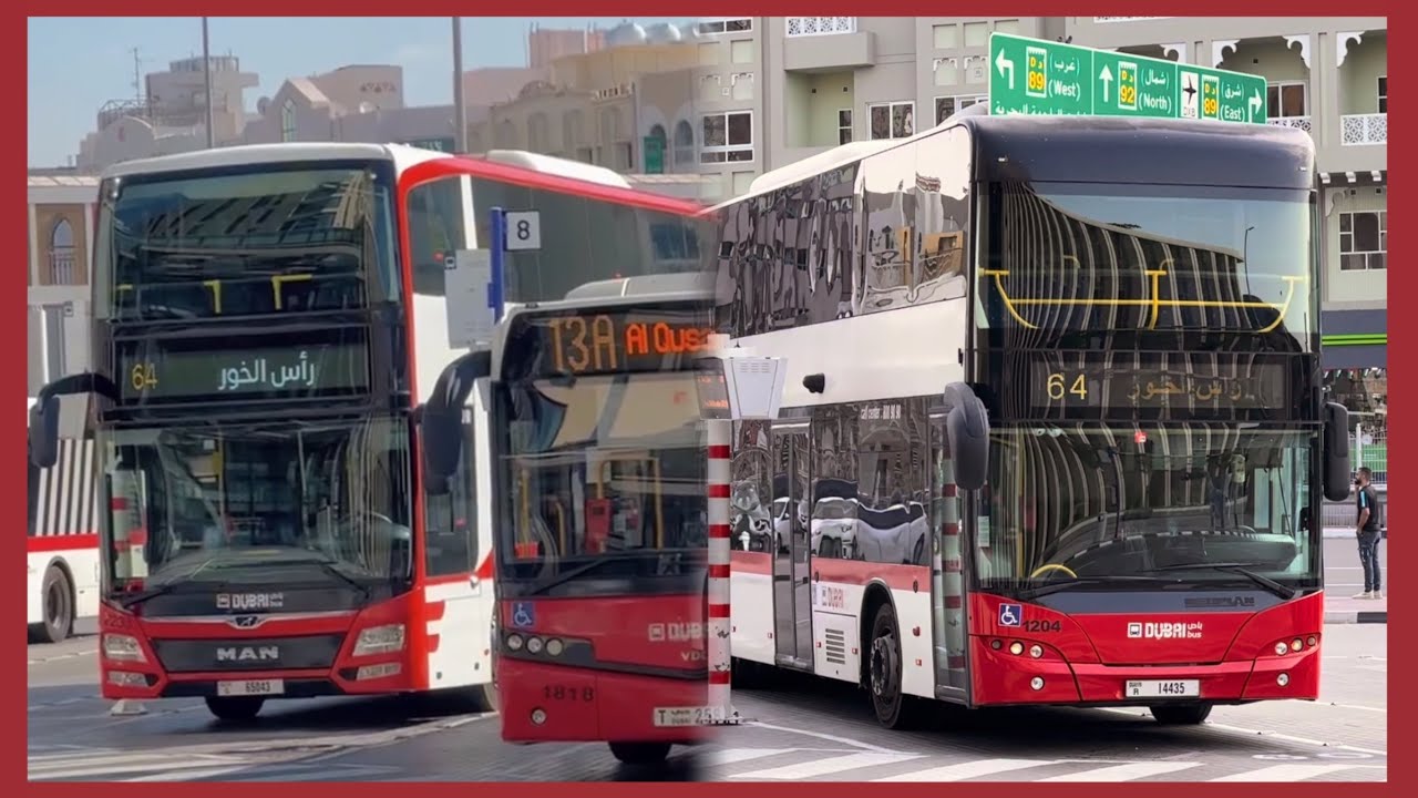 Major bus model collection of Dubai (RTA): Neoplan N4521/N4526，MAN A95 ...
