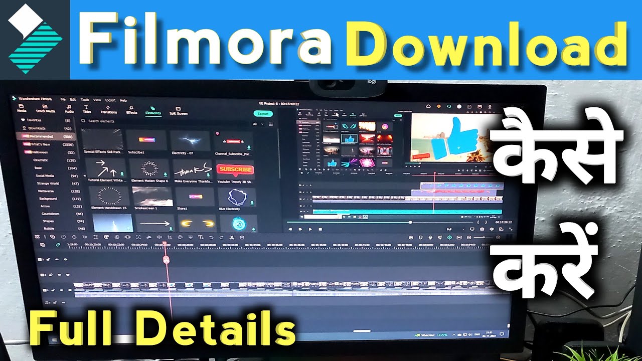 Filmora Download Kaise Kare PC Laptop Per Details | How to Download ...