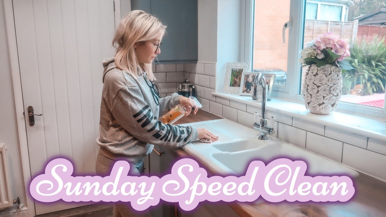 RELAXED SPEED CLEAN AND HOUSE TIDY | CLEANING MOTIVATION | ellie polly ...