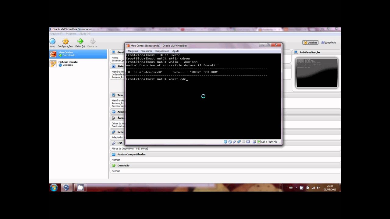 Mount Dvd Linux Virtualmachine Tiklocon