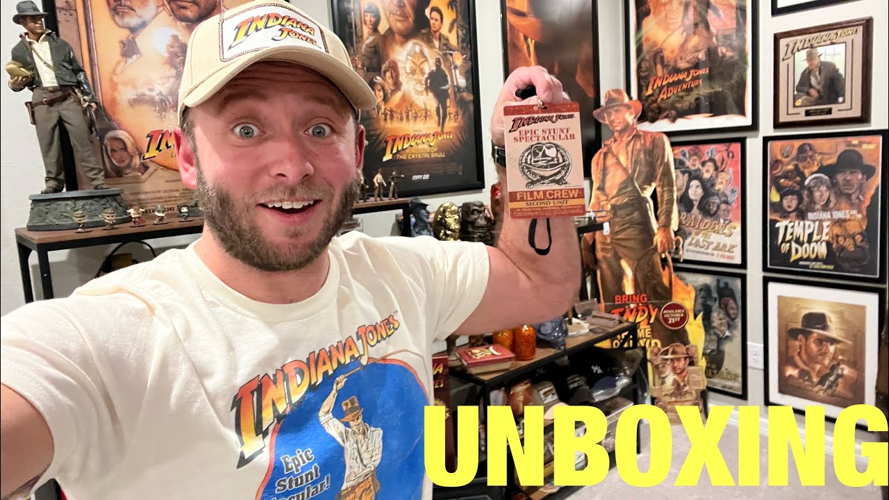 UNBOXING | Indiana Jones Epic Stunt Show Crew Badge #unboxing # ...