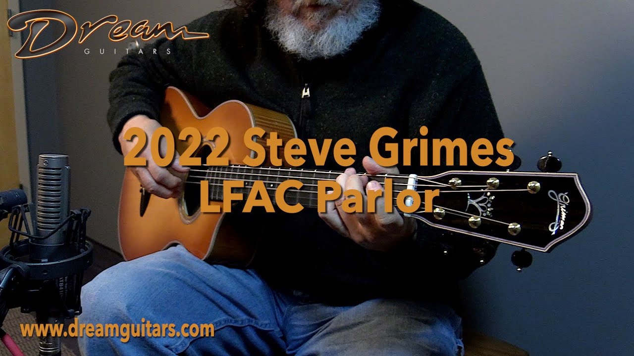 Brand New Steve Grimes Luthiers For A Cause Parlor, Maple & Sitka - YouTube