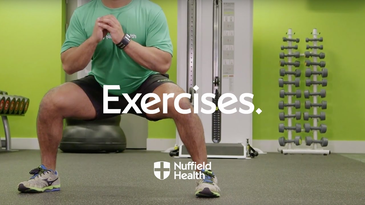 How To Lateral Plyo Squats | Nuffield Health - YouTube