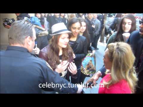 Hilary Duff arriving at Today Show in New York