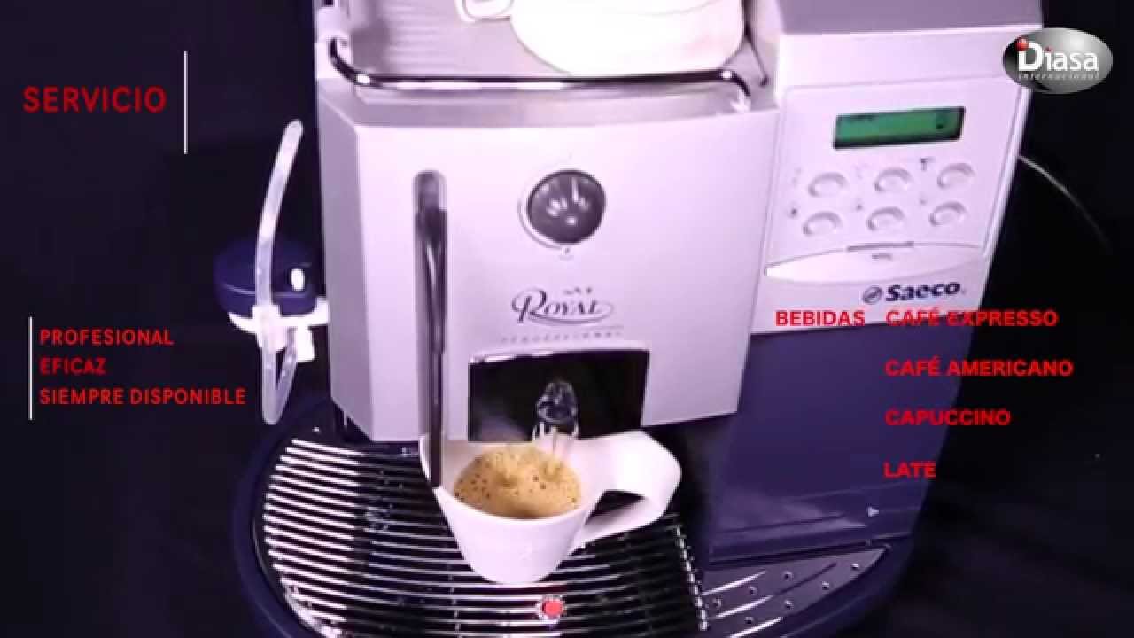 Cafetera Royal Professional Saeco by Diasa Internacional - YouTube