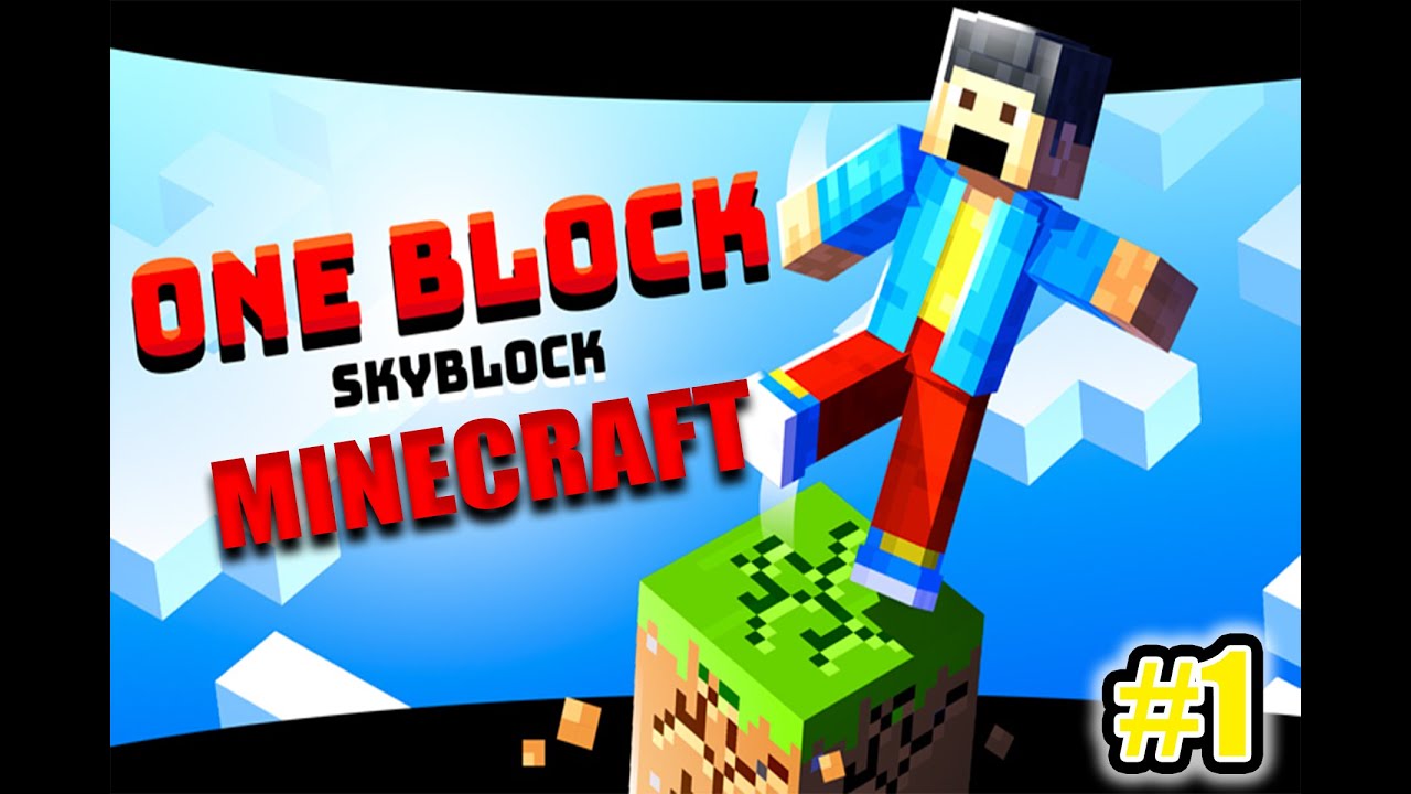 Minecraft 1 Block Challenge - Surviving on ONE BLOCK Only! - YouTube