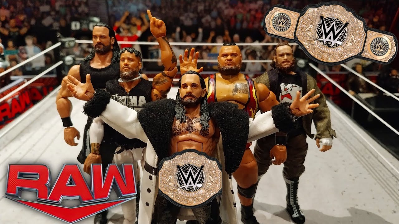 WWE NUMBER ONE CONTENDER FOR THE WORLD CHAMPIONSHIP FIGURE MATCH - YouTube