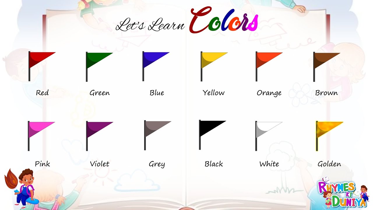 Learn Colors Name In English | Color Videos For Kids | Learn to write ...