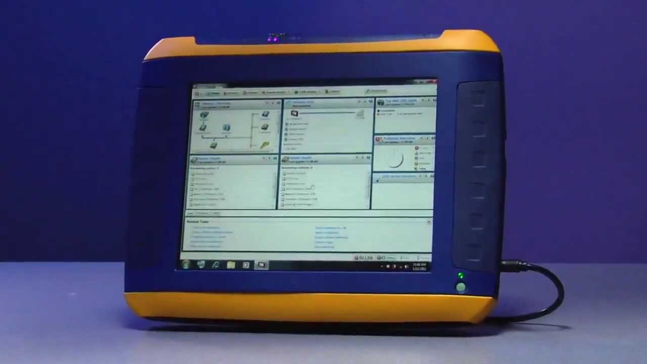 Fluke - OptiView® XG Network Analysis Tablet - YouTube