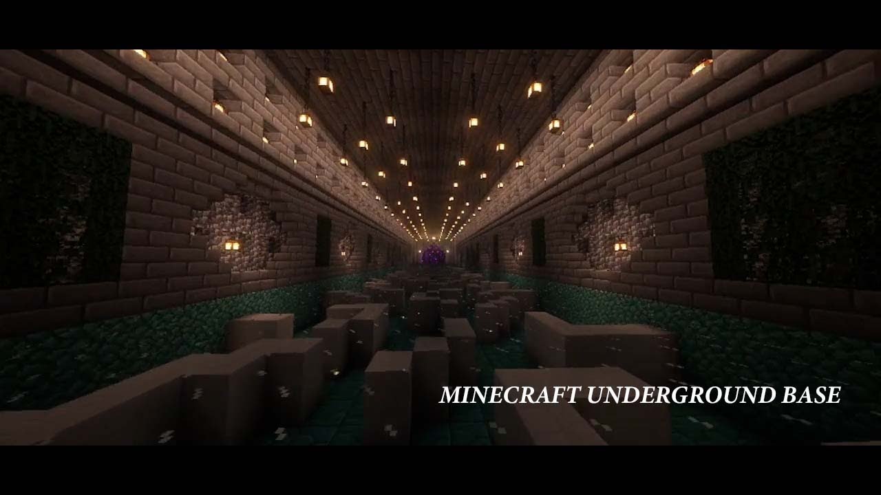 MINECRAFT UNDERGROUND BASE!! NEW CONCEPTS TO BUILD YOUR DREAM BASE ...