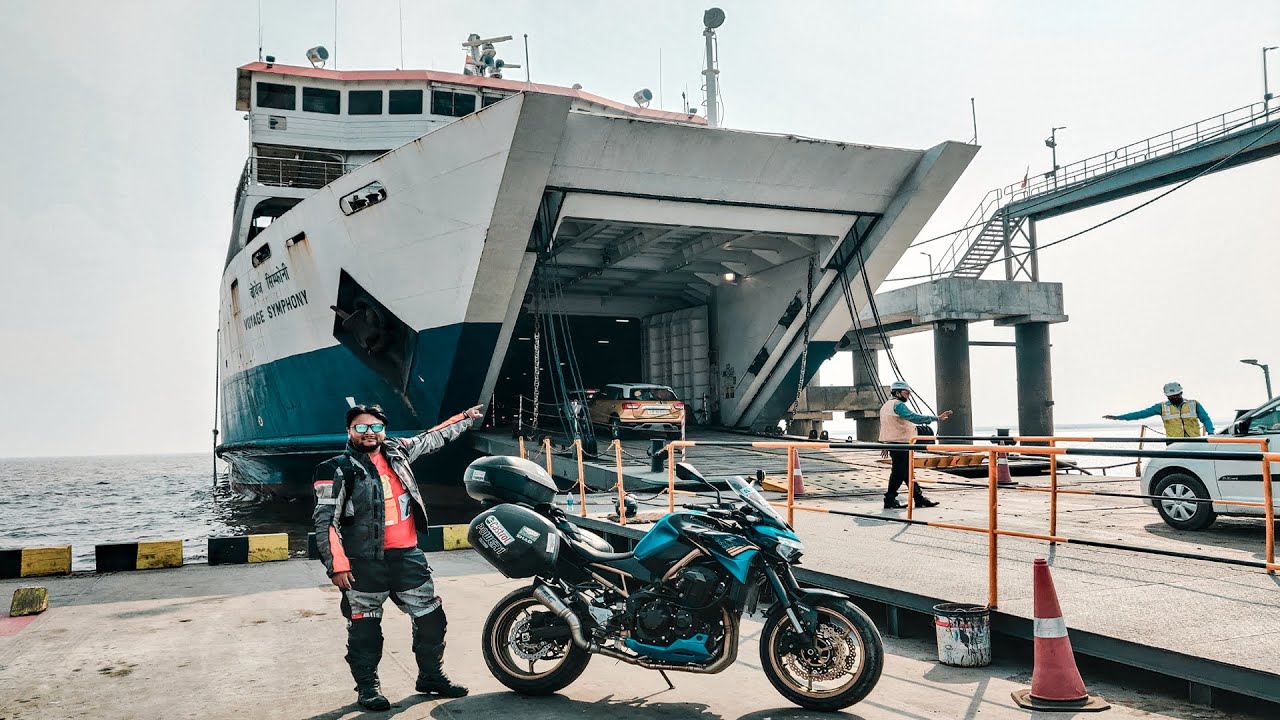 CROSSED GULF OF KHAMBHAT !!! Ghogha To Hazira By Ropax Ro Ro Ferry ...