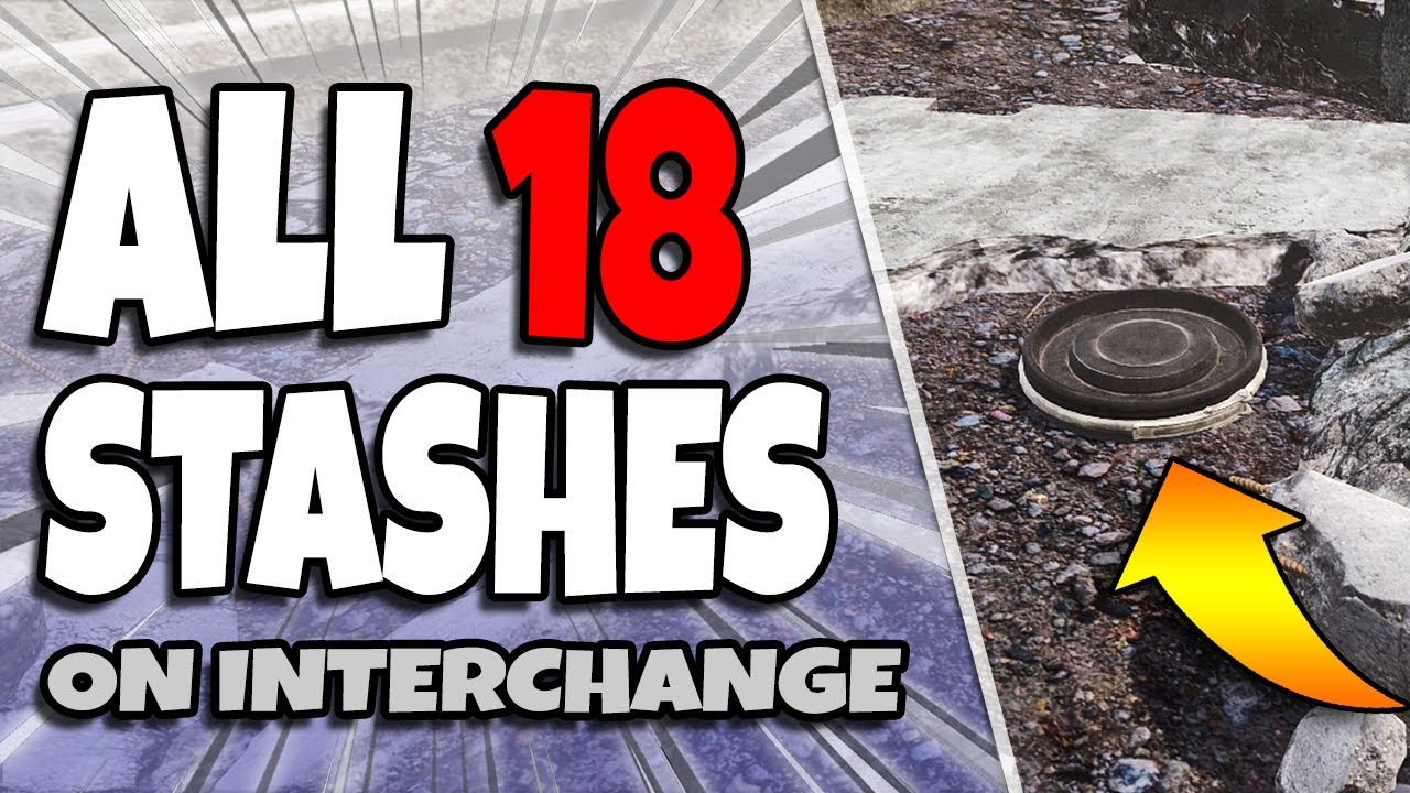 ALL 18 HIDDEN CACHES on INTERCHANGE | Escape From Tarkov Stash Run ...
