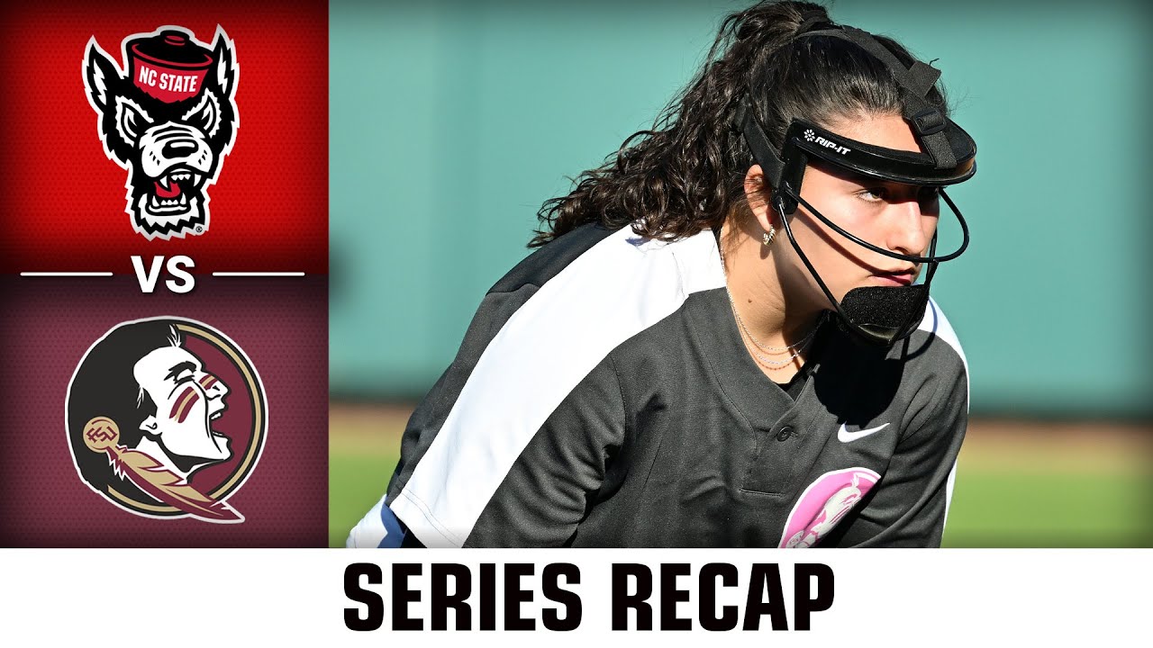 NC State vs. Florida State Series Recap | 2024 ACC Softball - YouTube