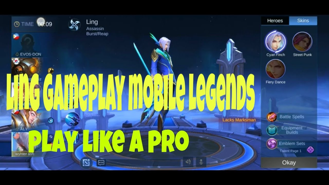 How to use ling in mobile legend . Play like a pro🤩 - YouTube
