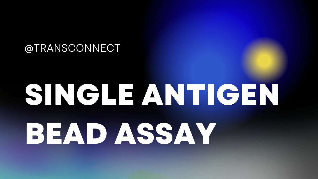 Single Antigen Bead Assay - YouTube