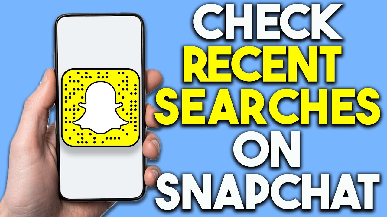 How To Check Recent Searches On Snapchat - YouTube
