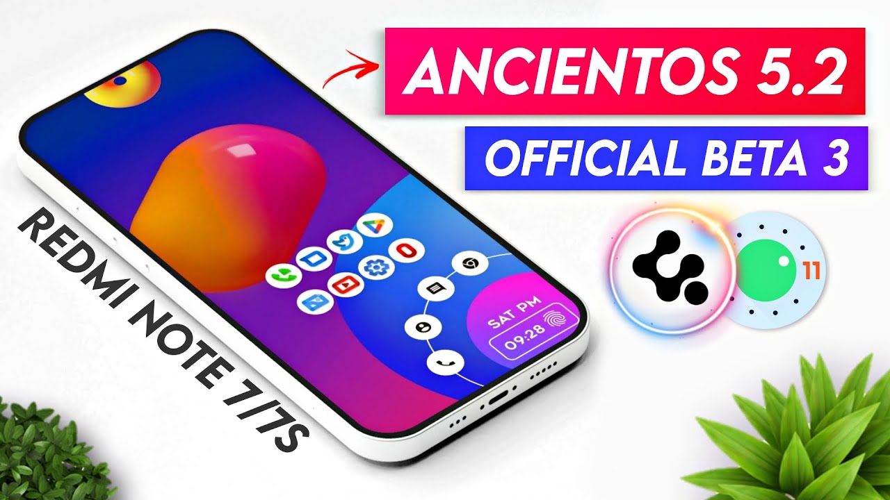😱 Redmi Note 7/7s AncientOS 5.2 Beta 3 Official Android 11 - Best ...