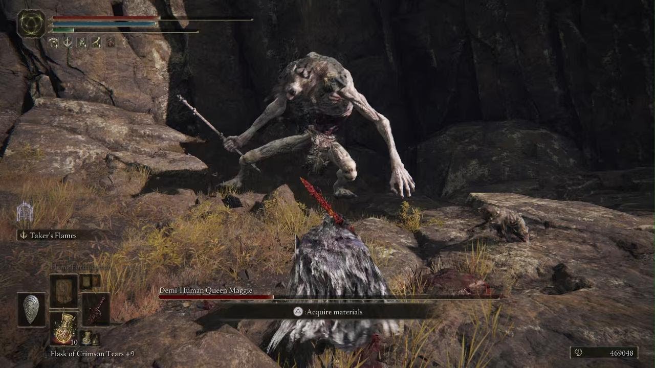 ELDEN RING: Demi-Human Queen Maggie Boss Felled - YouTube