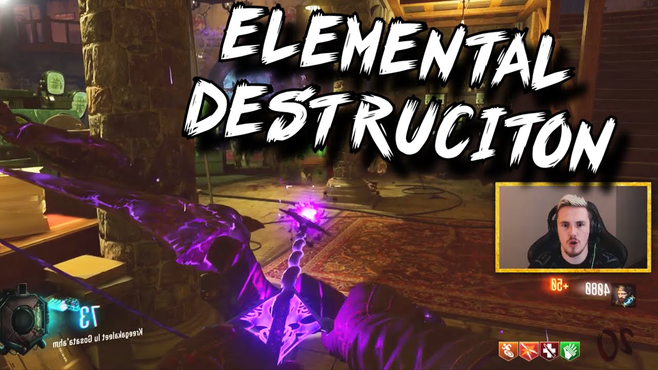 ELEMENTAL DESTRUCTION! (Black Ops 3 Zombies: Der Eisendrache) - YouTube