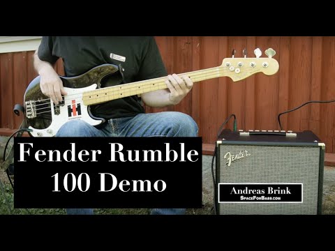 Fender Rumble 100 bass combo DEMO - YouTube