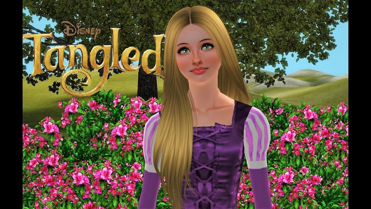 Sims 3 | Create a Sim | Rapunzel from Disney's Tangled - YouTube