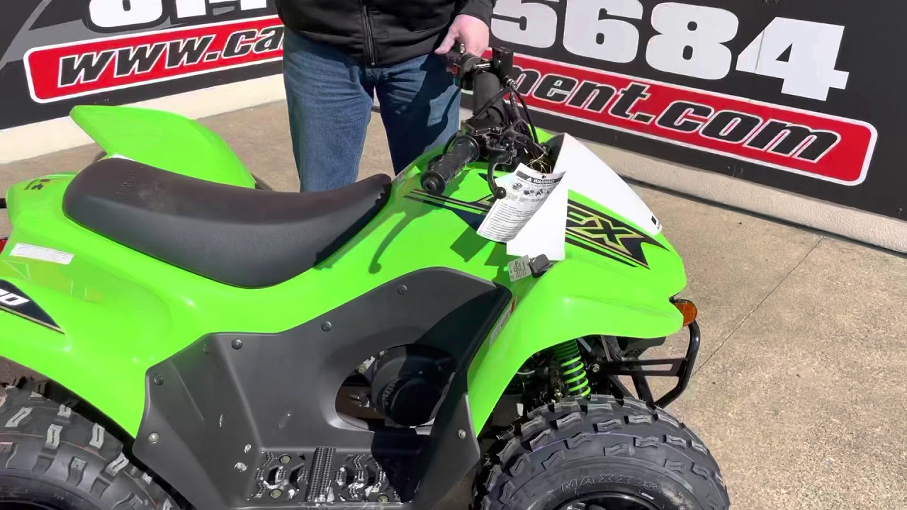 2021 Kawasaki KFX 90 - YouTube