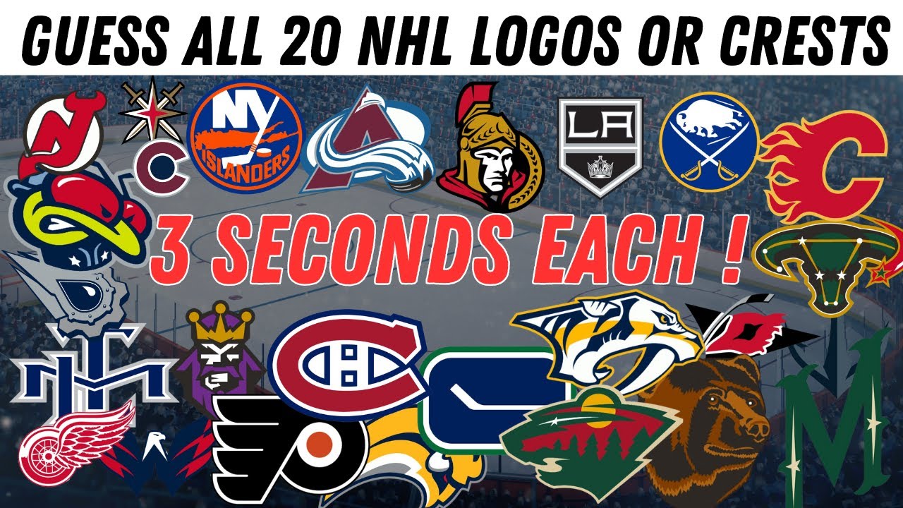 NHL Team Logo and Crest Challenge - Can You Identify Them All? - All ...