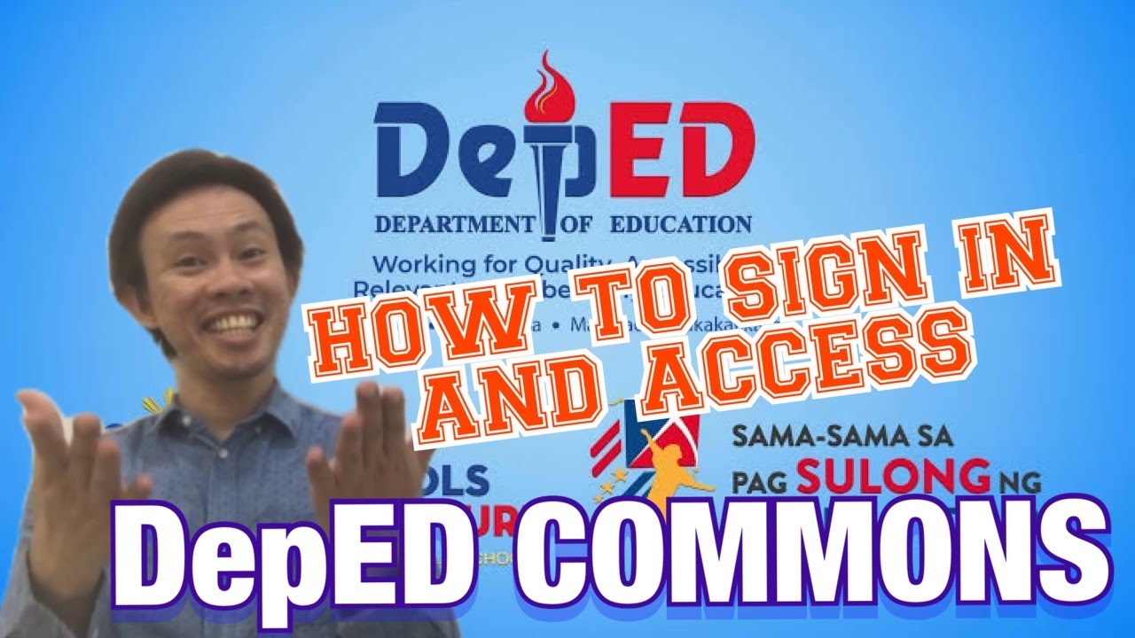 VLOG #2|TUTORIAL|How To Access DepEd Commons - YouTube