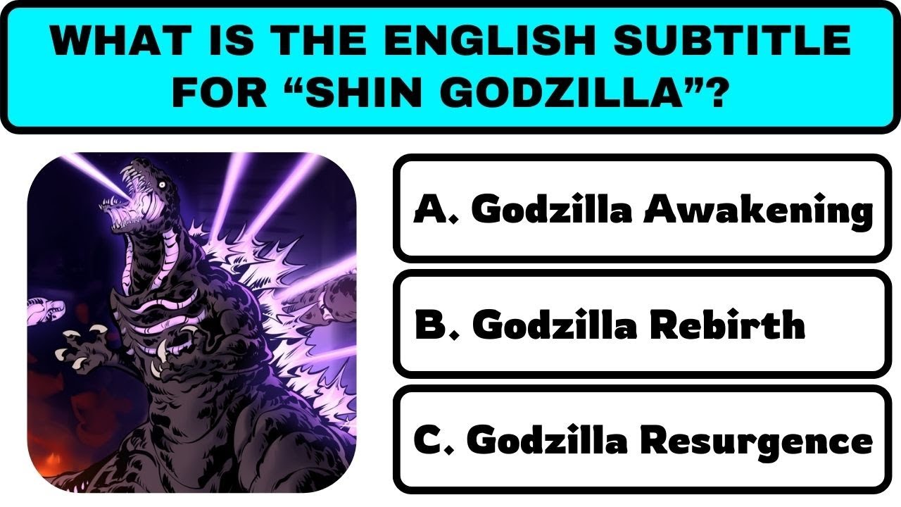 Guess The Quiz About Shin Godzilla - Fact Shin Godzilla Quiz - YouTube
